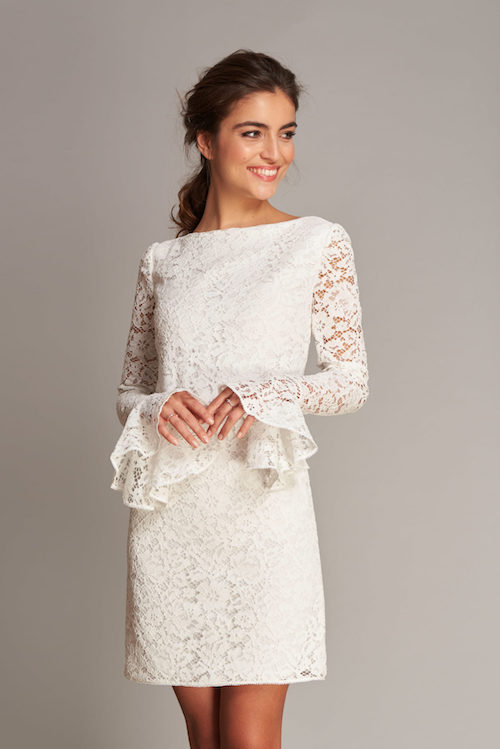 Mariage civil 2020 : les plus jolies robes de mariée courtes en dentelle