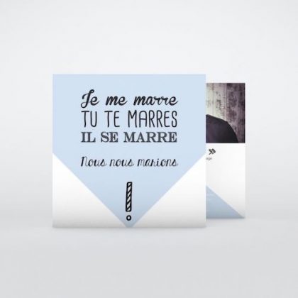 Faire-part mariage Humour | Mariée.fr